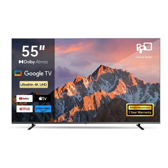 large screen smart tvs