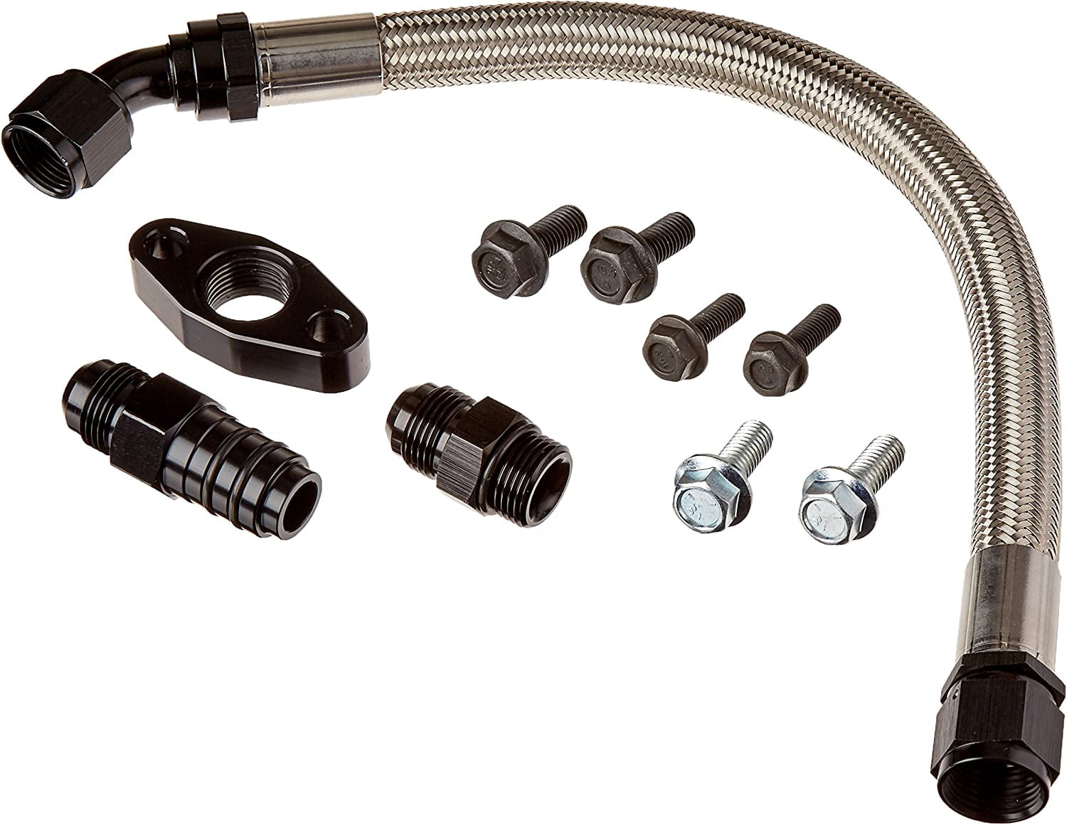 FPE-CTDT-KIT Universal Cummins Turbo Drain Tube Kit (for 2nd Gen Swaps ...