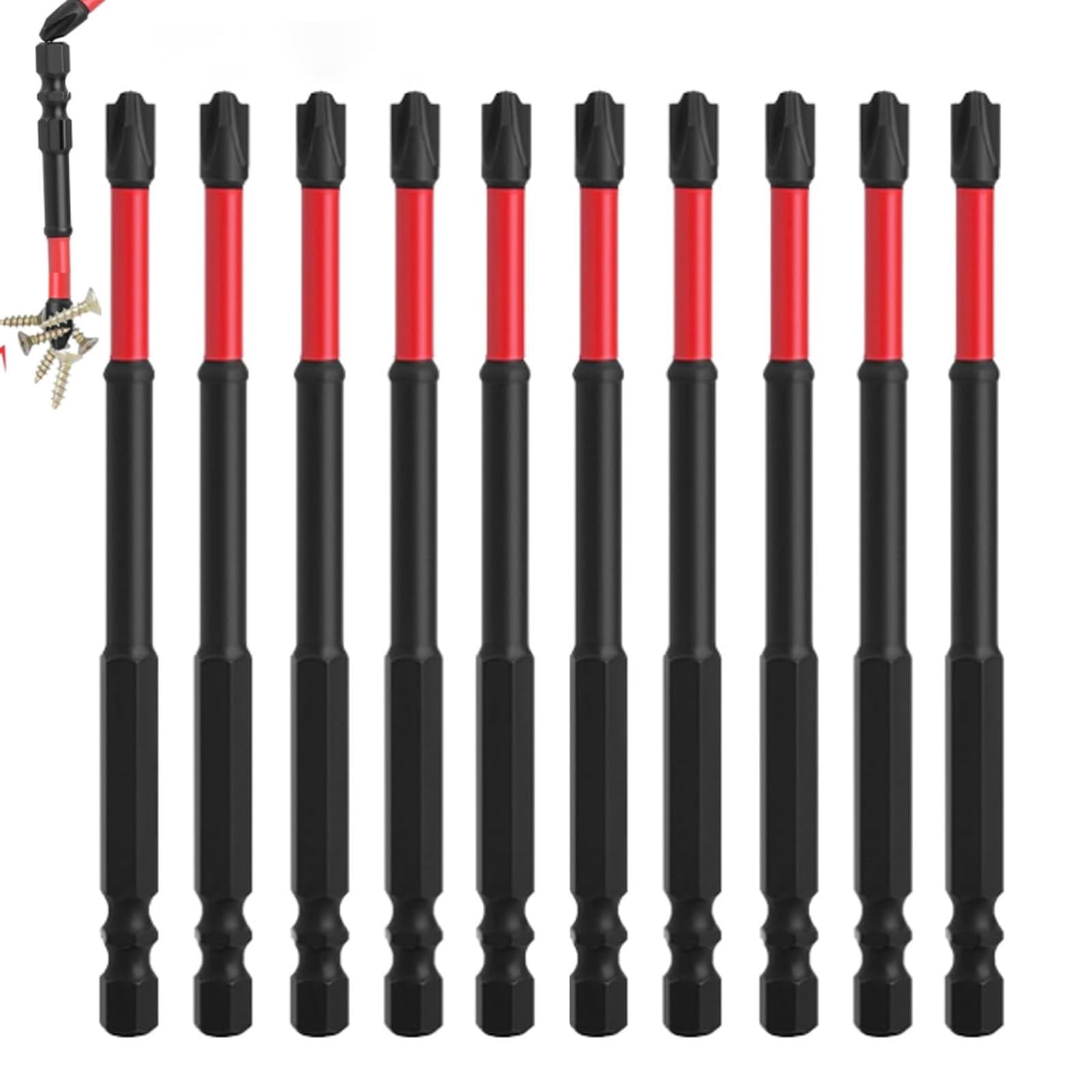 FPH2 Impact Screwdriver Bit Set, 65mm & 110mm Head Drill & Screwdriver ...