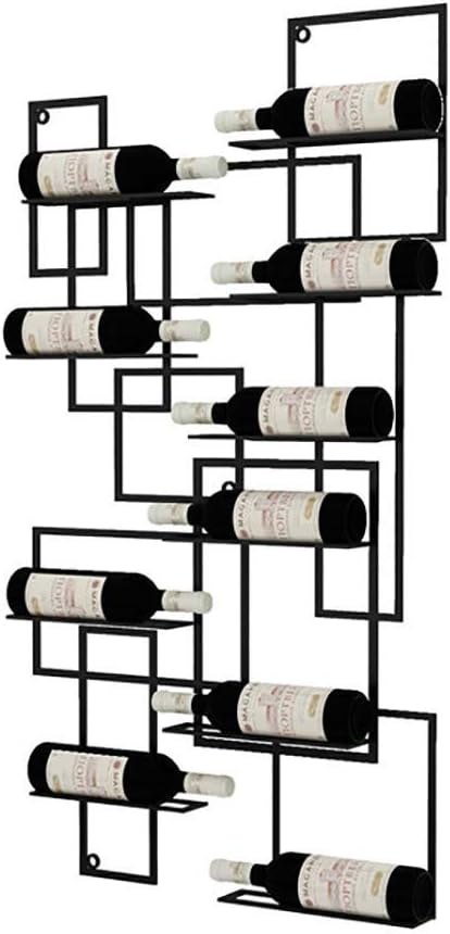FPIGSHS Wine Rack Wall Mounted, Wine Bottle Rack Wall Wine Rack Wall ...