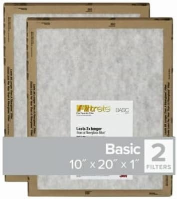 FPL07-2PK-24 10x20x1 Flat Pan Filter - Quantity 24 - Walmart.com