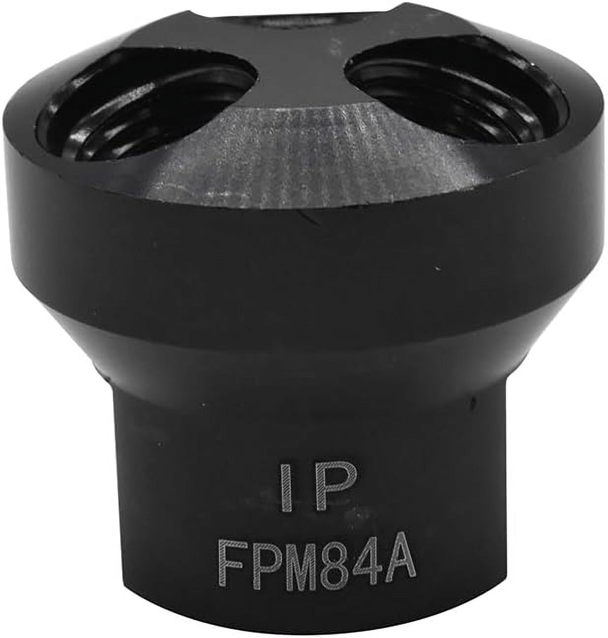 FPM84A Aluminum Round Manifold - 3 Way Adaptor 1/2 Inch NPT Inlet x 1/4 ...