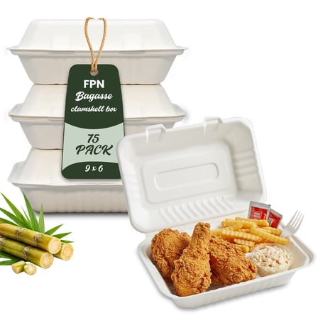 Enviro Safe Home - 37oz Large & Biodregradable Bamboo Meal Prep ...