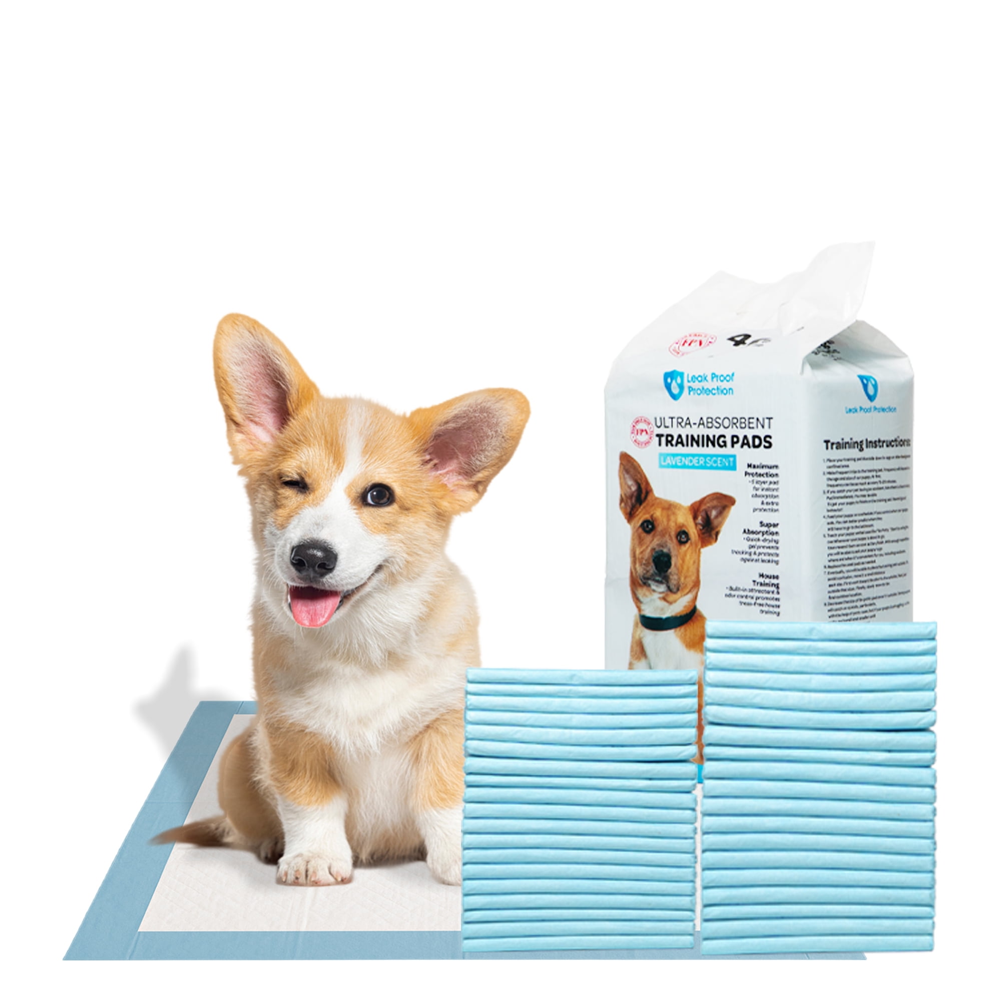 FPN Pet Training Pads 18x24 Inch, 50-Pack - Ultra-Absorbent, Leak-Proof, Fast-Drying, 5-Layer ...