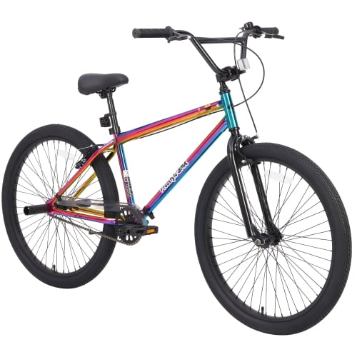 POWANLI 26 Inch BMX Bike with Disc Brakes, Single Speed, 15 Inch Frame ...