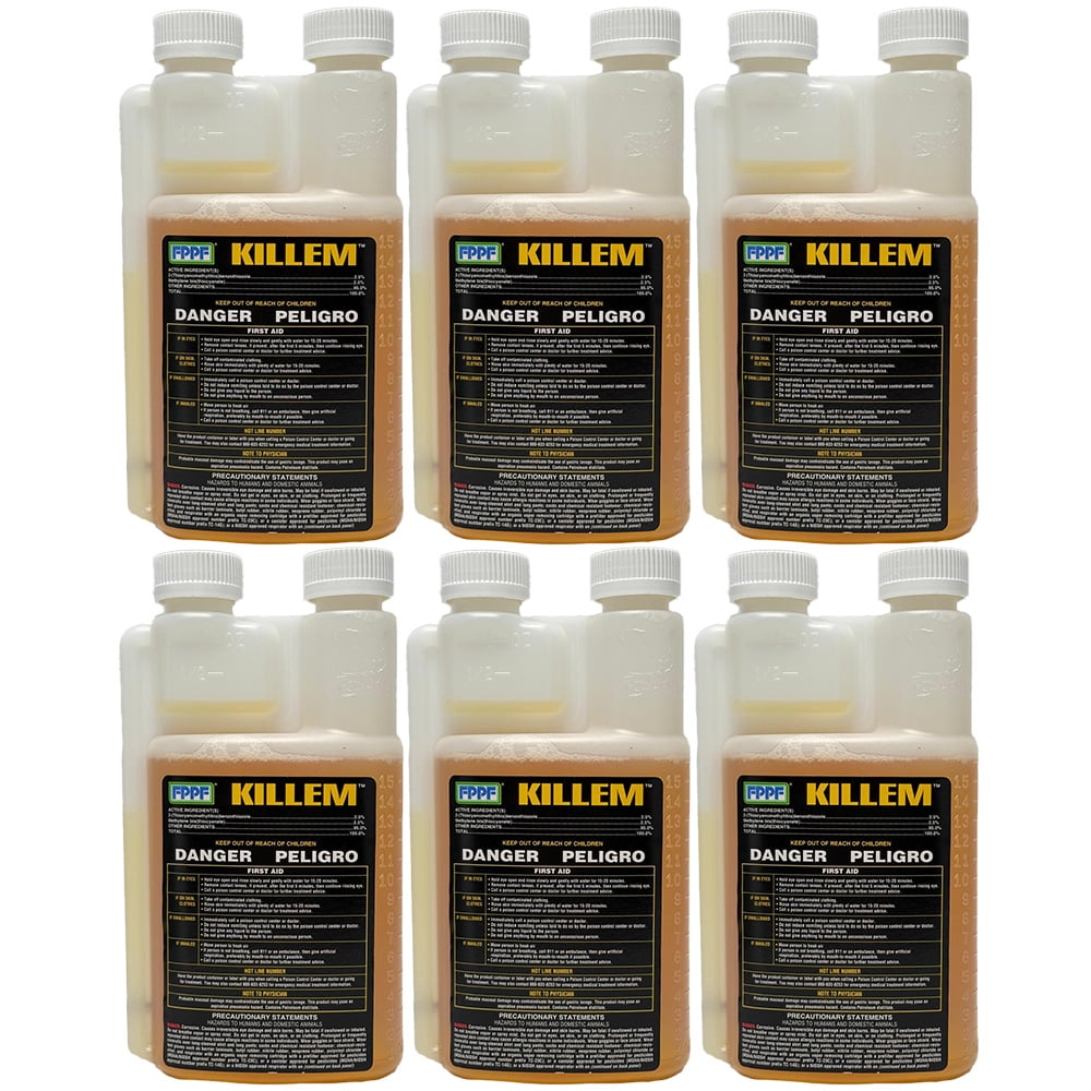 FPPF Killem 60119 - Fuel Biocide and Slimicide 16 oz. Bottle (Pack of 6 ...