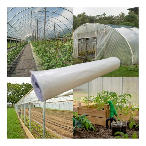 FPS - 4 Year Clear 6 mil Greenhouse Plastic Sheeting - Clear Greenhouse ...