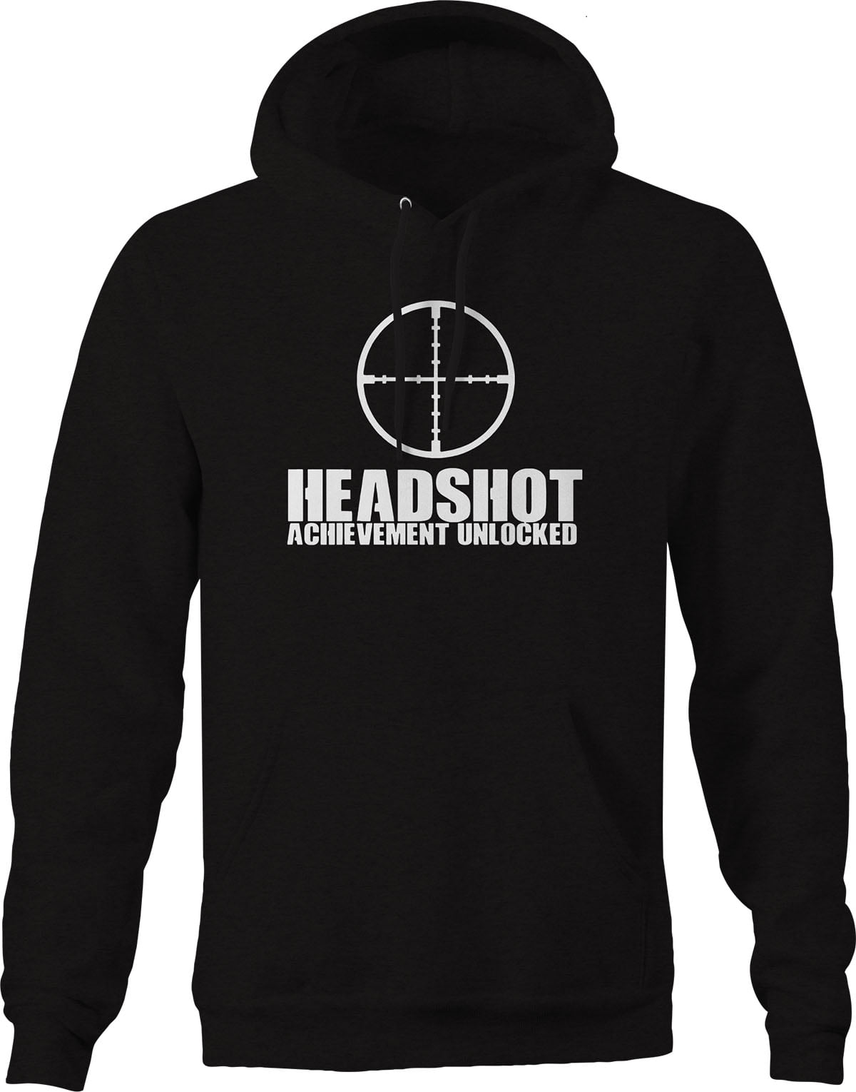 FPS Video Game Headshot Gamer Hoodies for Men Large Black - Walmart.com