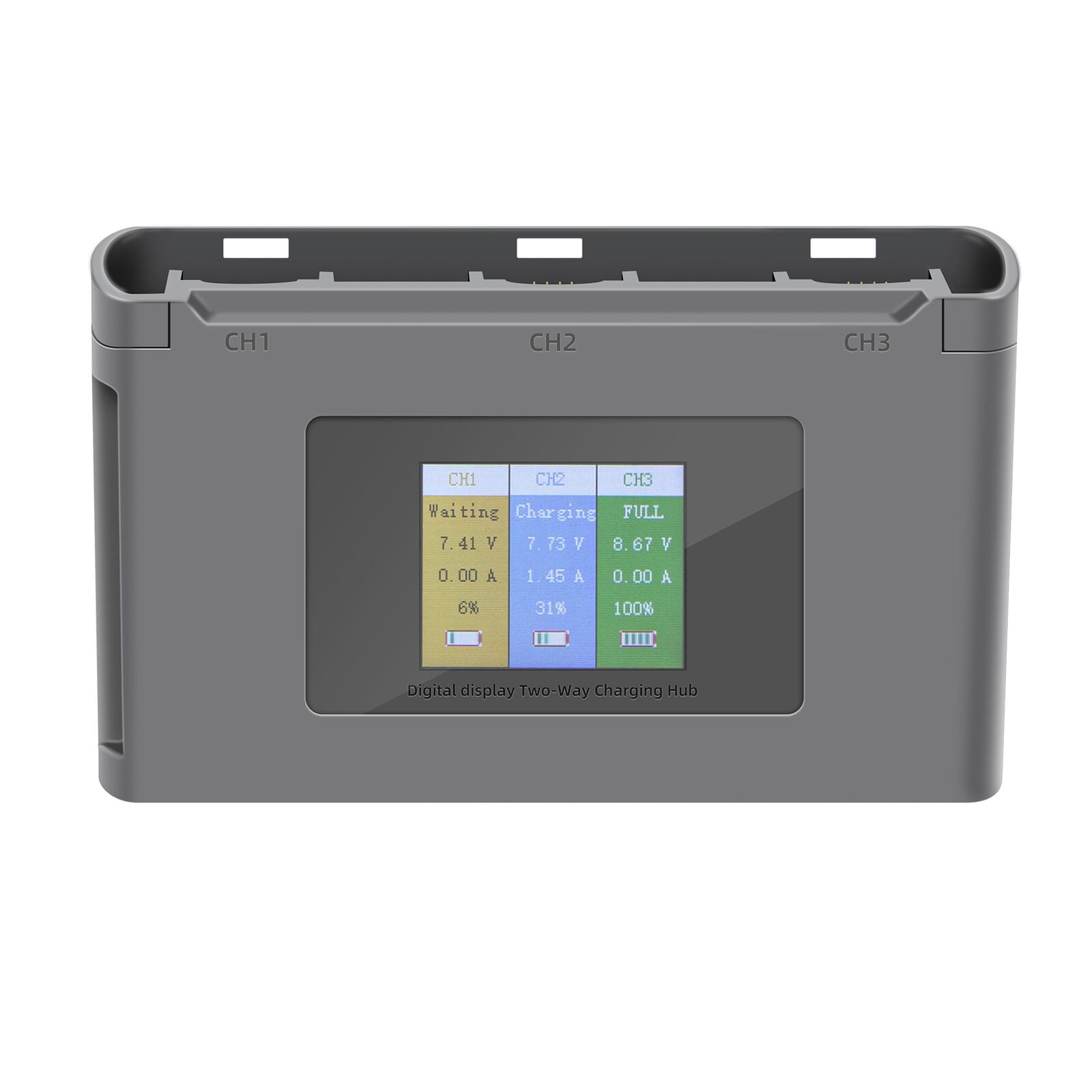 FPV Charger With LCD Display, Two Way Hub Intelligent Charging for DJI ...