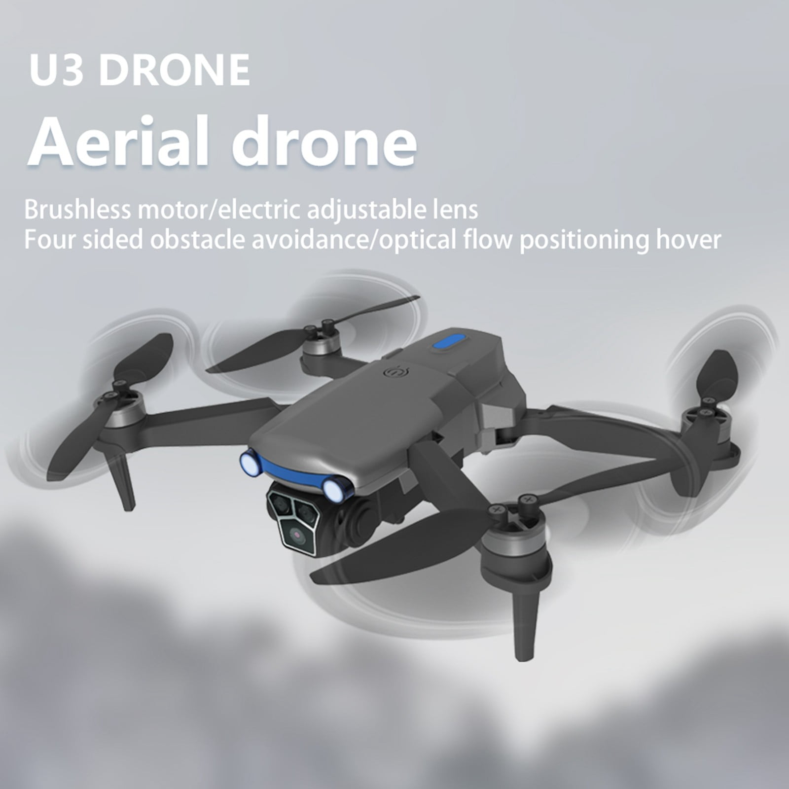 FPV Drone with 4K EIS Camera, Brushless Motor, 360° Obstacle Avoidance ...