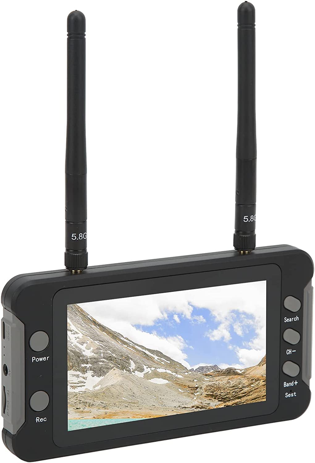 FPV Monitor, 4.3 Inch IPS 800 x 480 Resolution, 5.8GHz 40CH DVR ...