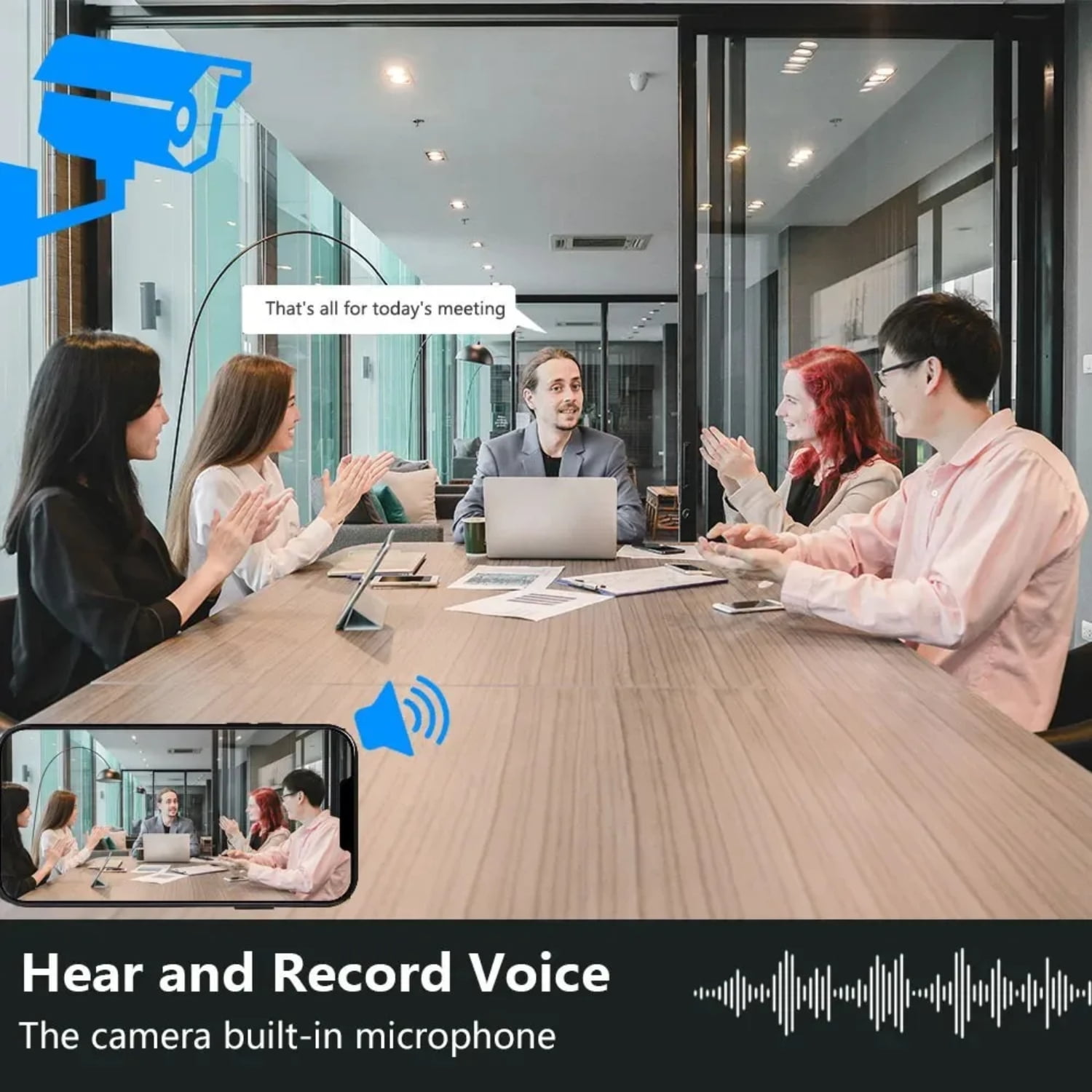 FPWNGL 5MP WiFi Outdoor Security Camera with Audio Recording Wireless ...