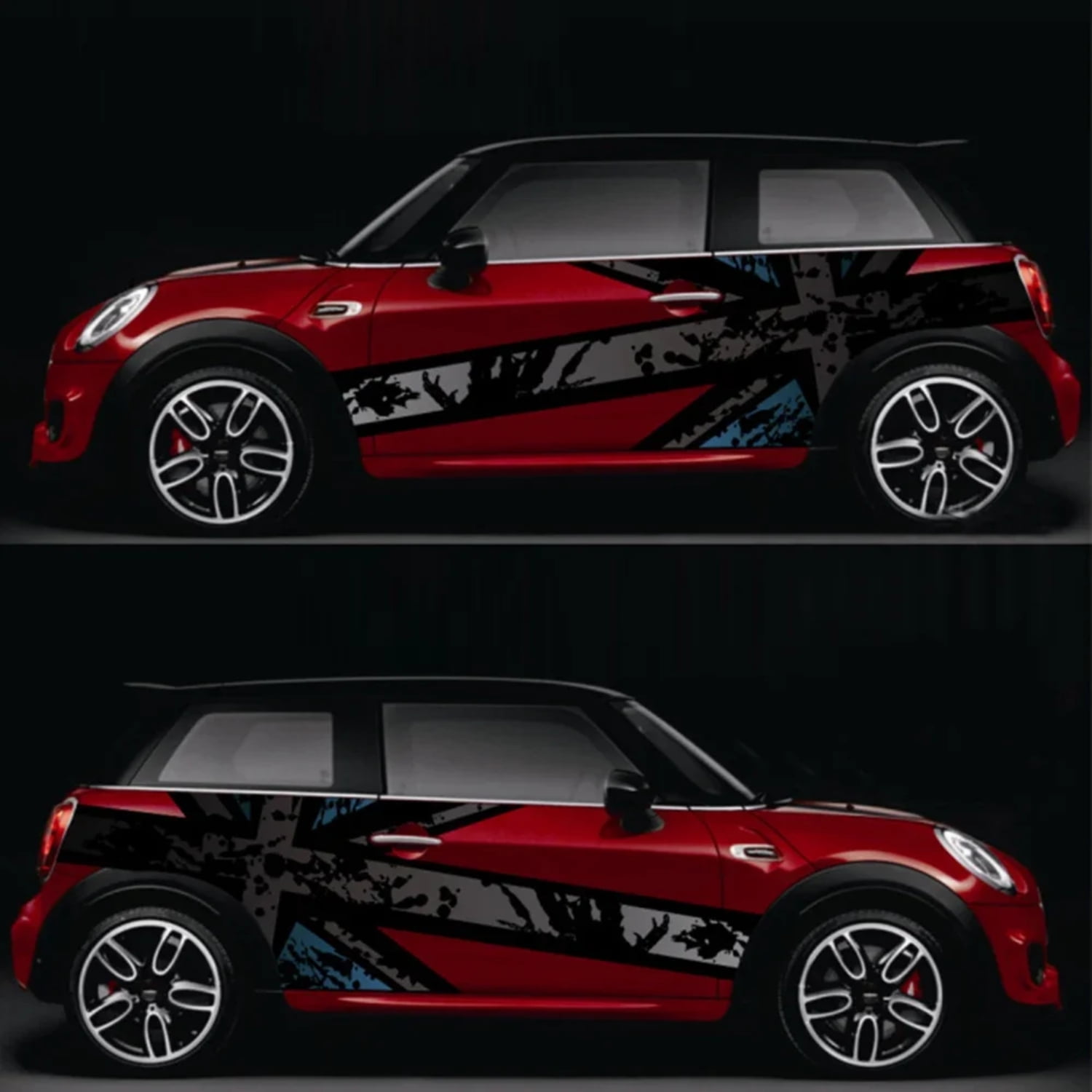 FPWNGL Body Side Union Jack Car Door Decal Sticker for MINI Cooper F54 ...