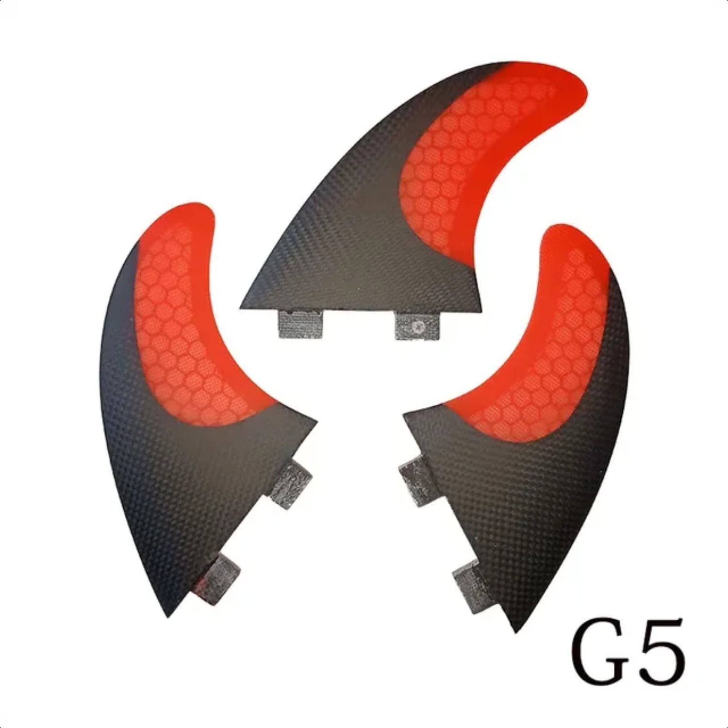 FPWNGL FINS Surfboard Fins Twin Tri Fin a Set G5 size Fiberglass ...