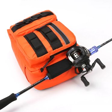 Ghosthorn Fishing Backpack - Nylon Chest Pack that Holds Rod - Sling ...