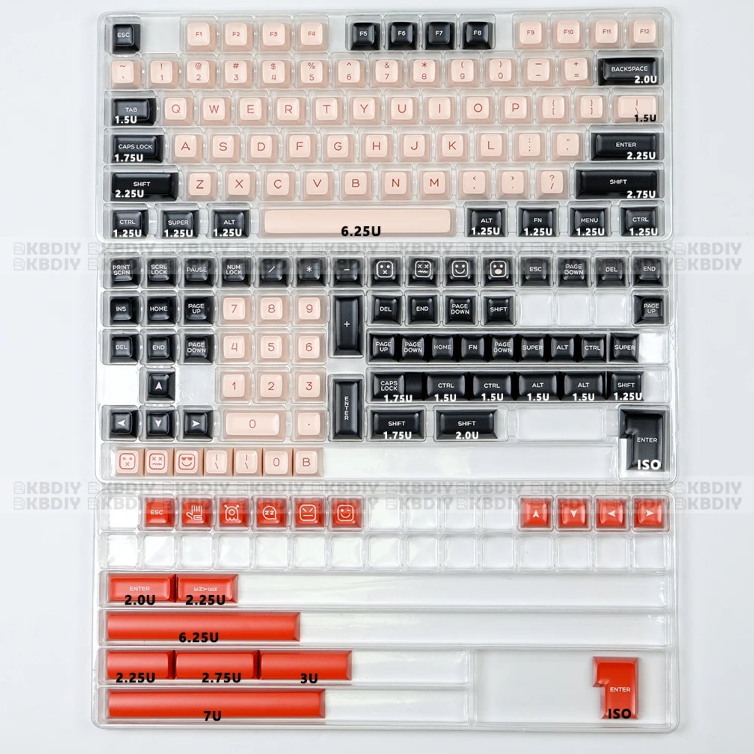 FPWNGL GMK Keycap SA Profile Double Shot PBT Keycaps for Mechanical ...