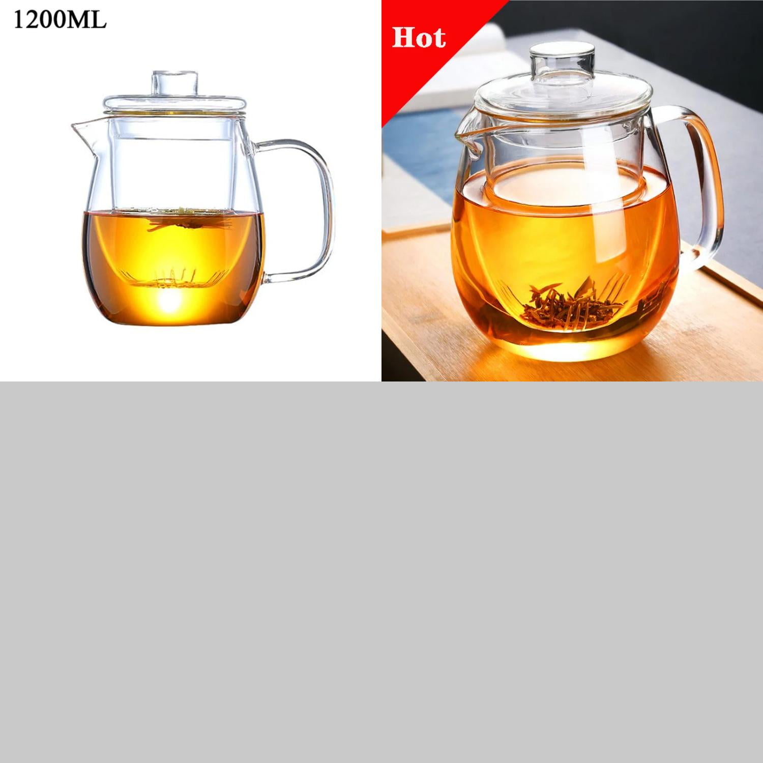 FPWNGL High Temperature Heat Resistant Household Glass Teapot Stove ...