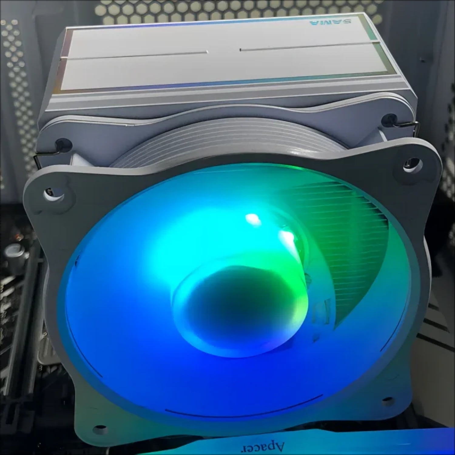 FPWNGL KA450DW RGB CPU Air Cooler with PWM Fan 4 Copper Heat Pipes for ...