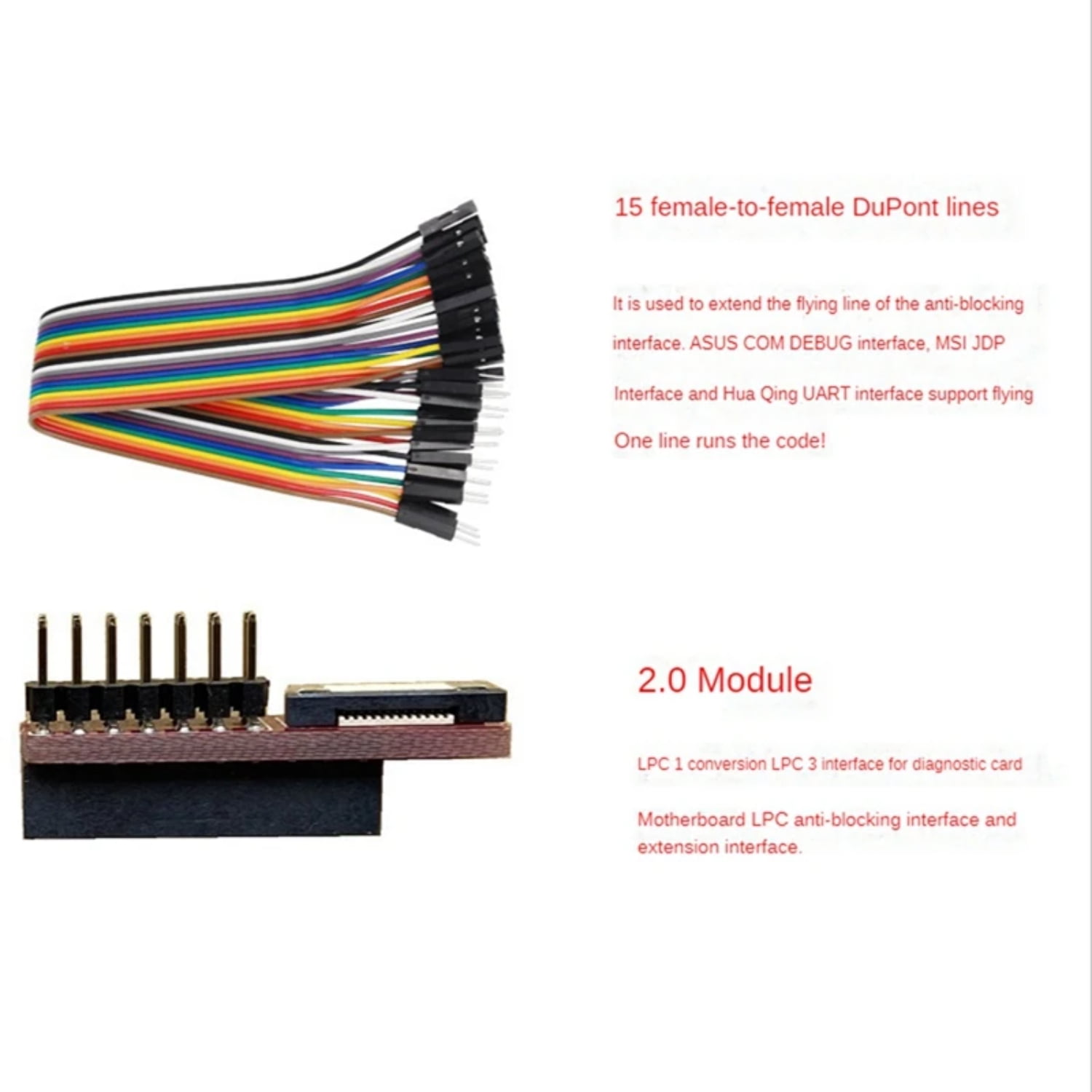 FPWNGL Multifunction LPC-DEBUG Card PCI PCI-E Motherboard Diagnostic ...