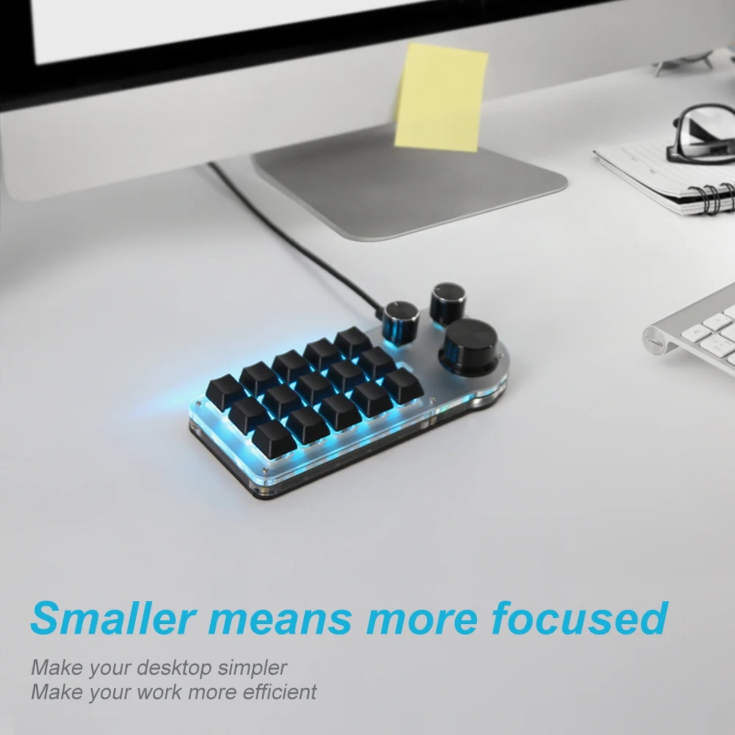 FPWNGL Programming Macro Custom Keyboard RGB Gaming Keypad Photoshop Ai ...