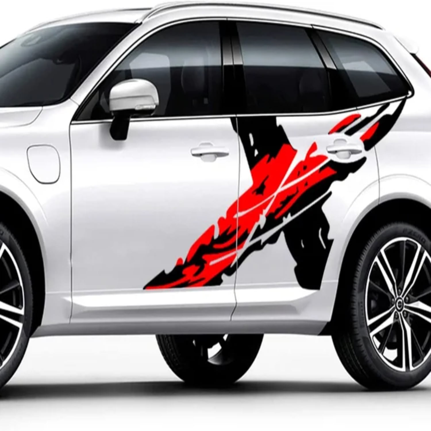 FPWNGL Sport Racing Decal Rally Style Vinyl Sticker Set for Sedan SUV ...