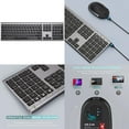 Fpwngl Wireless Bluetooth Keyboard And Mouse Combo Dual Rechargeable 2