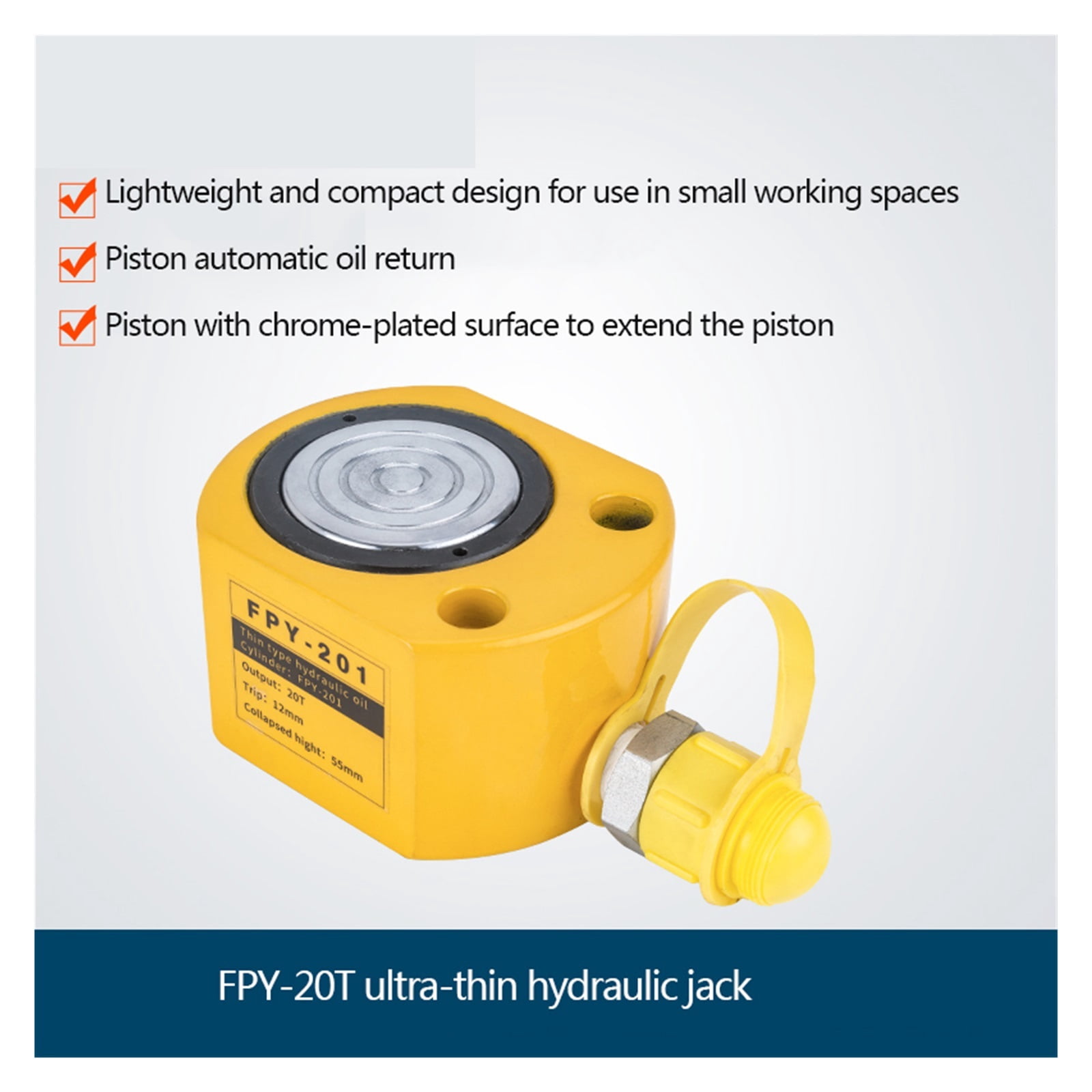 FPY-20T Electric Separated Ultra-Thin Hydraulic Lifting Jack Portable ...