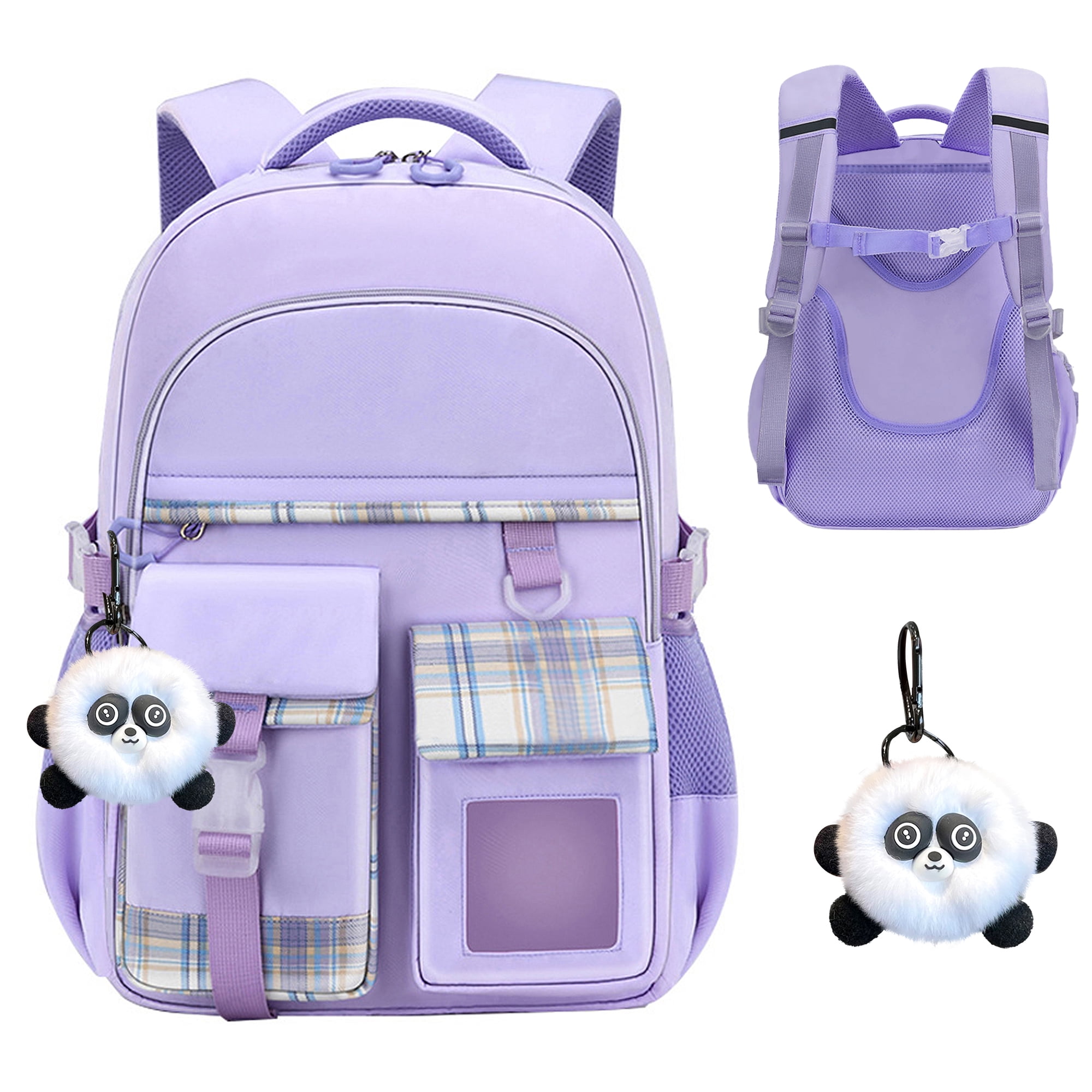 FPYWO School Backpacks for Girls,Kids Casual Bookbag School Bag with ...