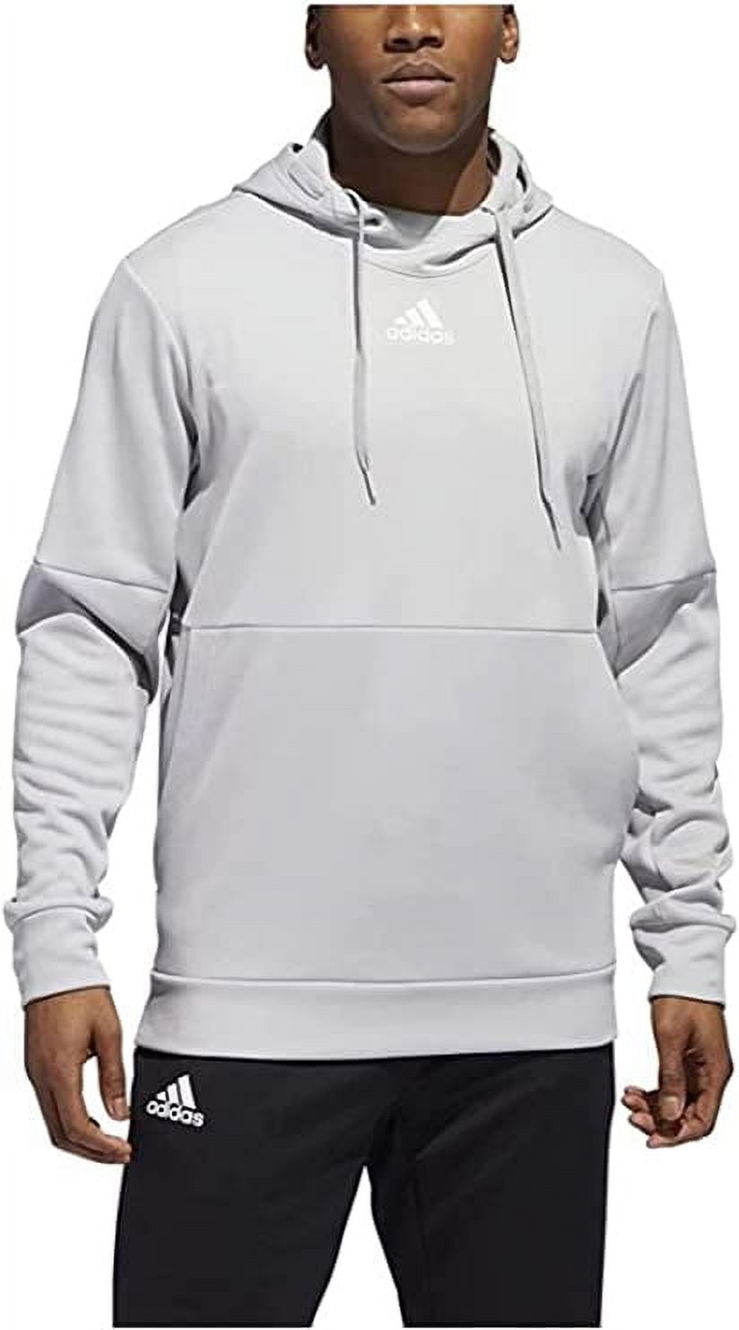 Adidas Men's Team Issue Training Pullover, Grey/White, 3XL, AEROREADY ...