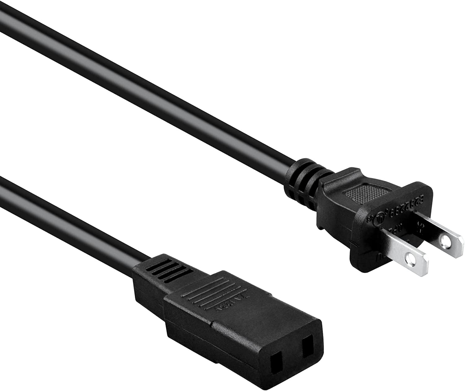 FQMMFQDD 8ft 2-Prong Square AC Power Cord Cable Lead for Bernina Sewing ...