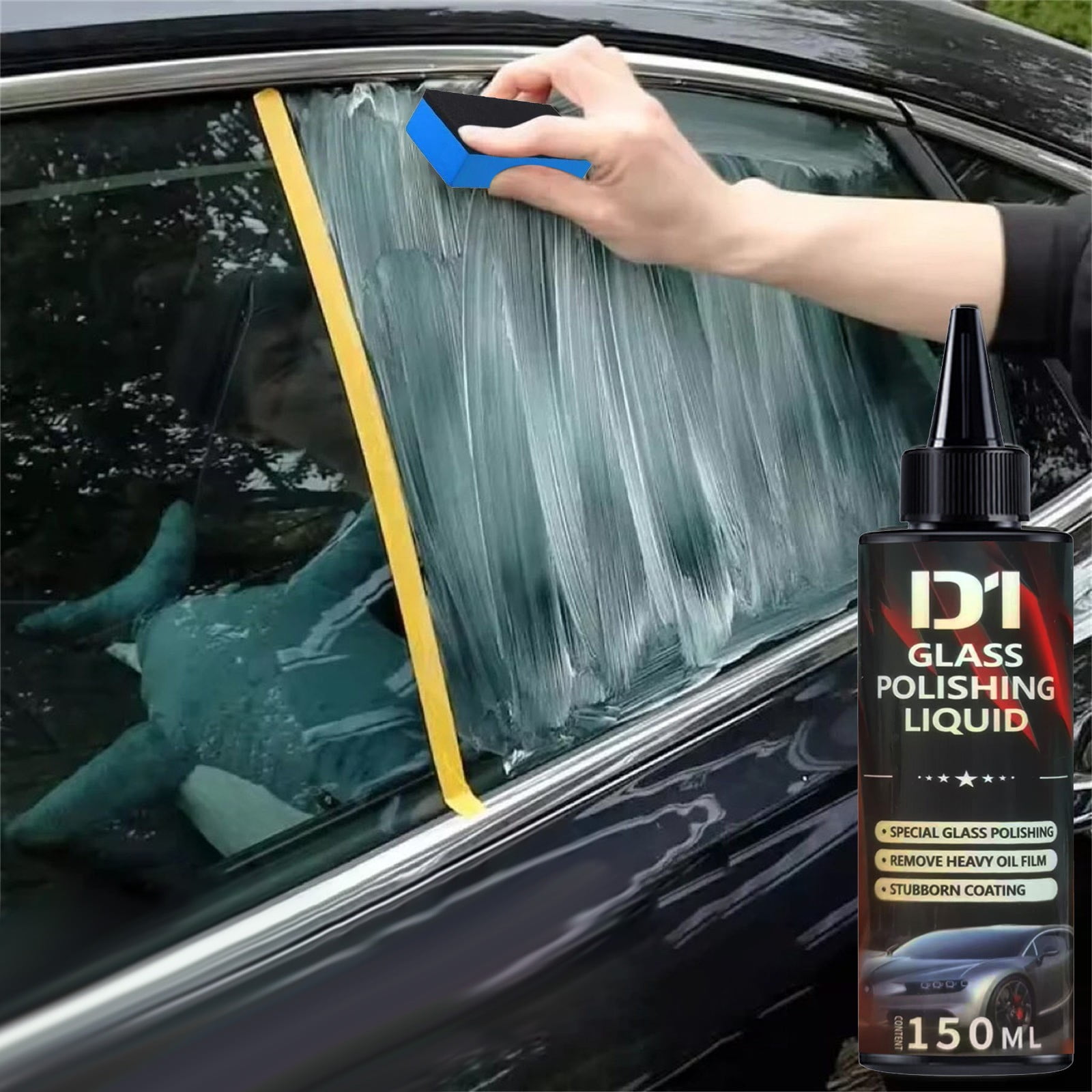 FQNRM Upgraded 5oz Car Glass Scratch Remover - 2025 Traceless Polish ...