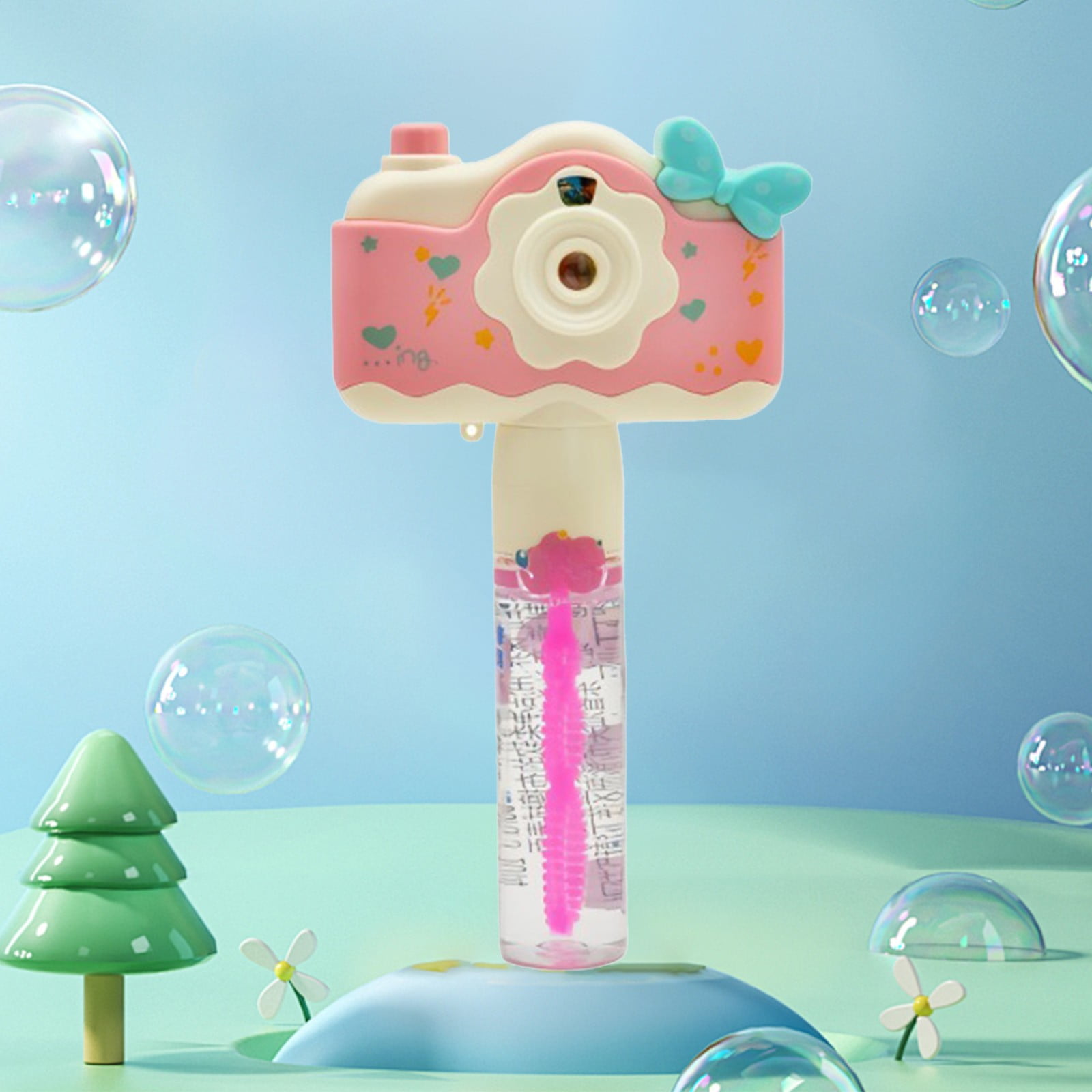 FQNRM Upgraded Camera Handheld Blowing Toy Projection Card Outdoor Cute ...