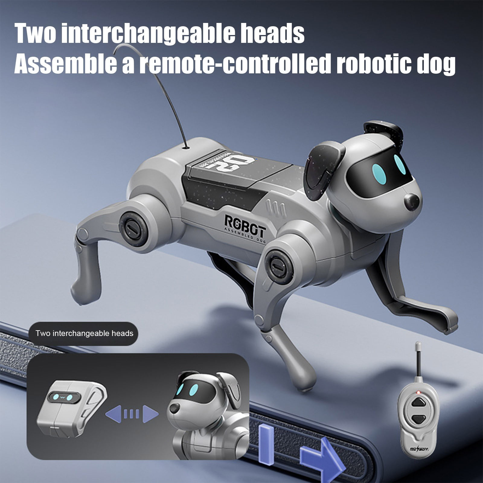 FQNRM Upgraded DIY Remote-Controlled Robotic Dog Kit Quadruped Walking ...