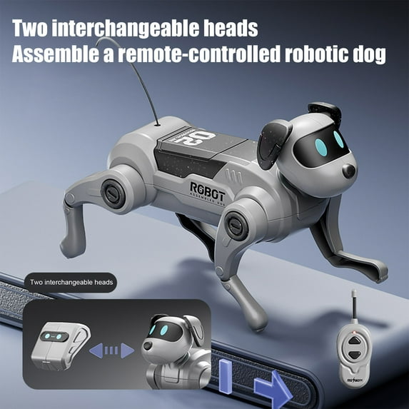 FQNRM Upgraded DIY Remote-Controlled Robotic Dog Kit Quadruped Walking ...
