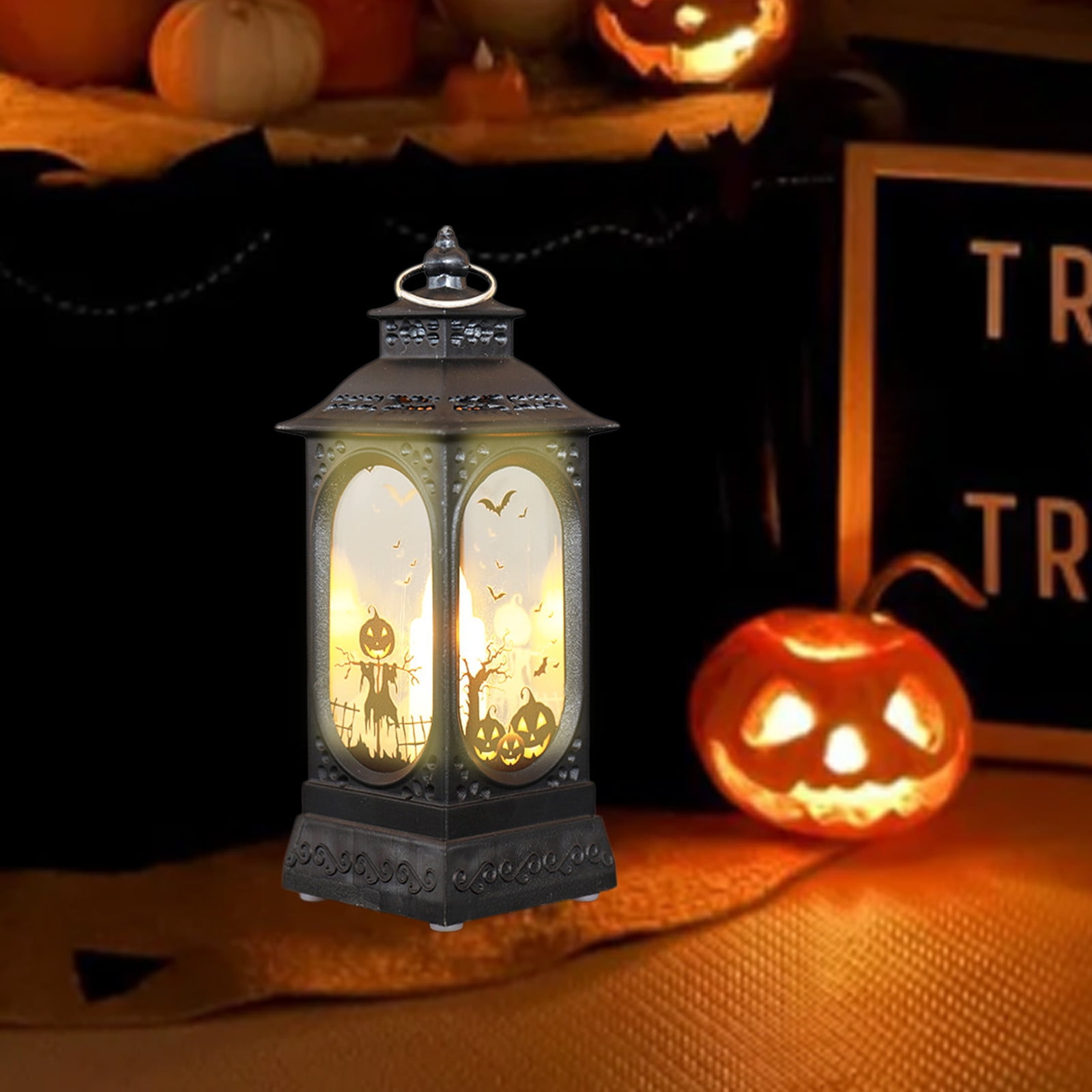 FQNRM Upgraded Halloween Mini Lanterns Suitable For Centerpieces ...