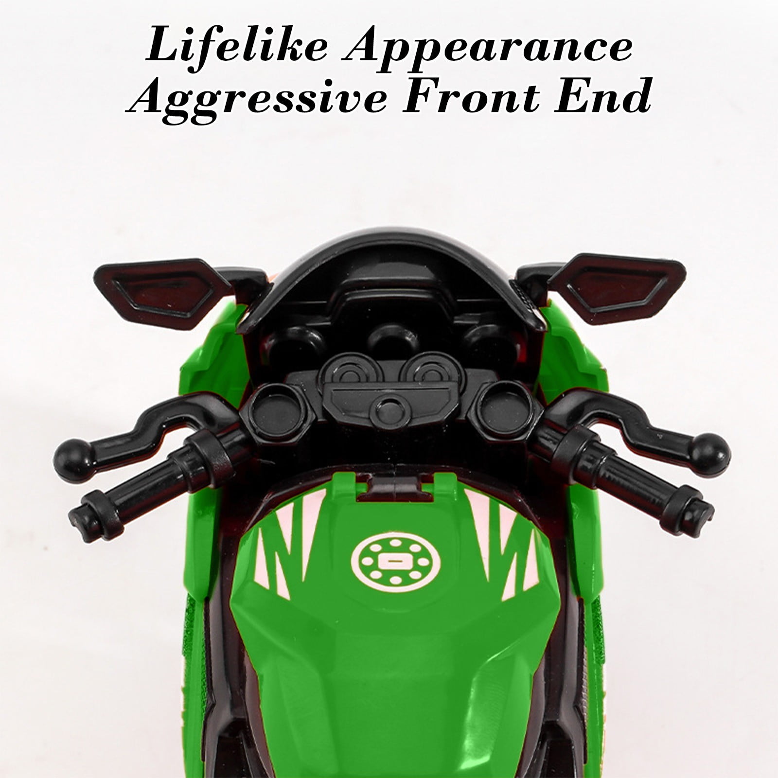 FQNRM Upgraded Kids Toy Motorcycle For Boys Inertance Friction Powered ...