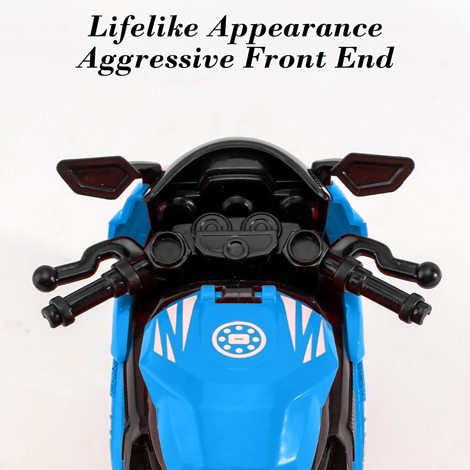 FQNRM Upgraded Kids Toy Motorcycle For Boys Inertance Friction Powered ...