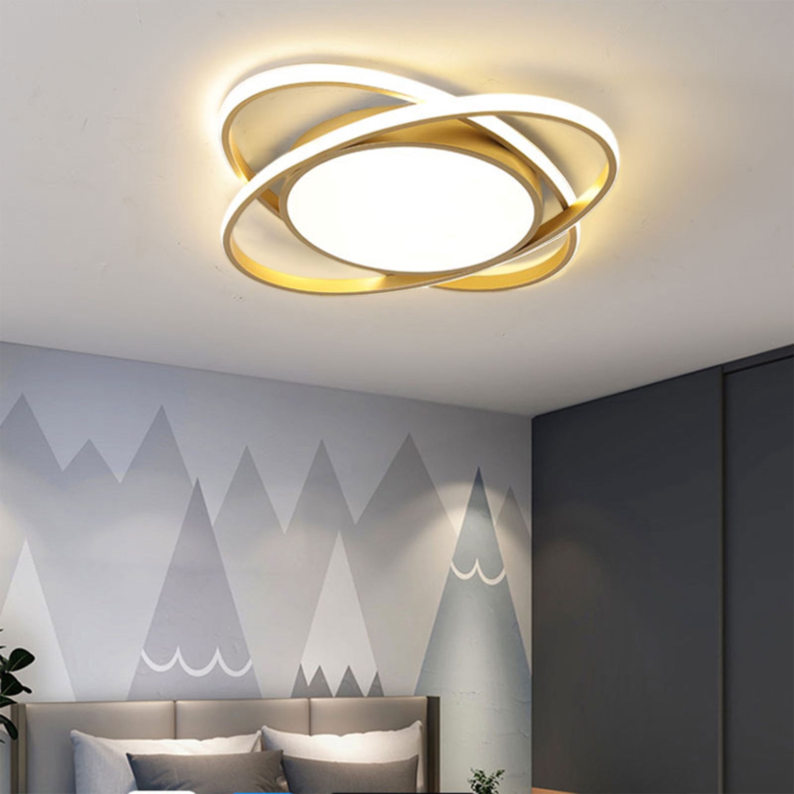 FQNRM Upgraded Modern Simples Bedroom Ceiling Light Home Bedroom Room ...