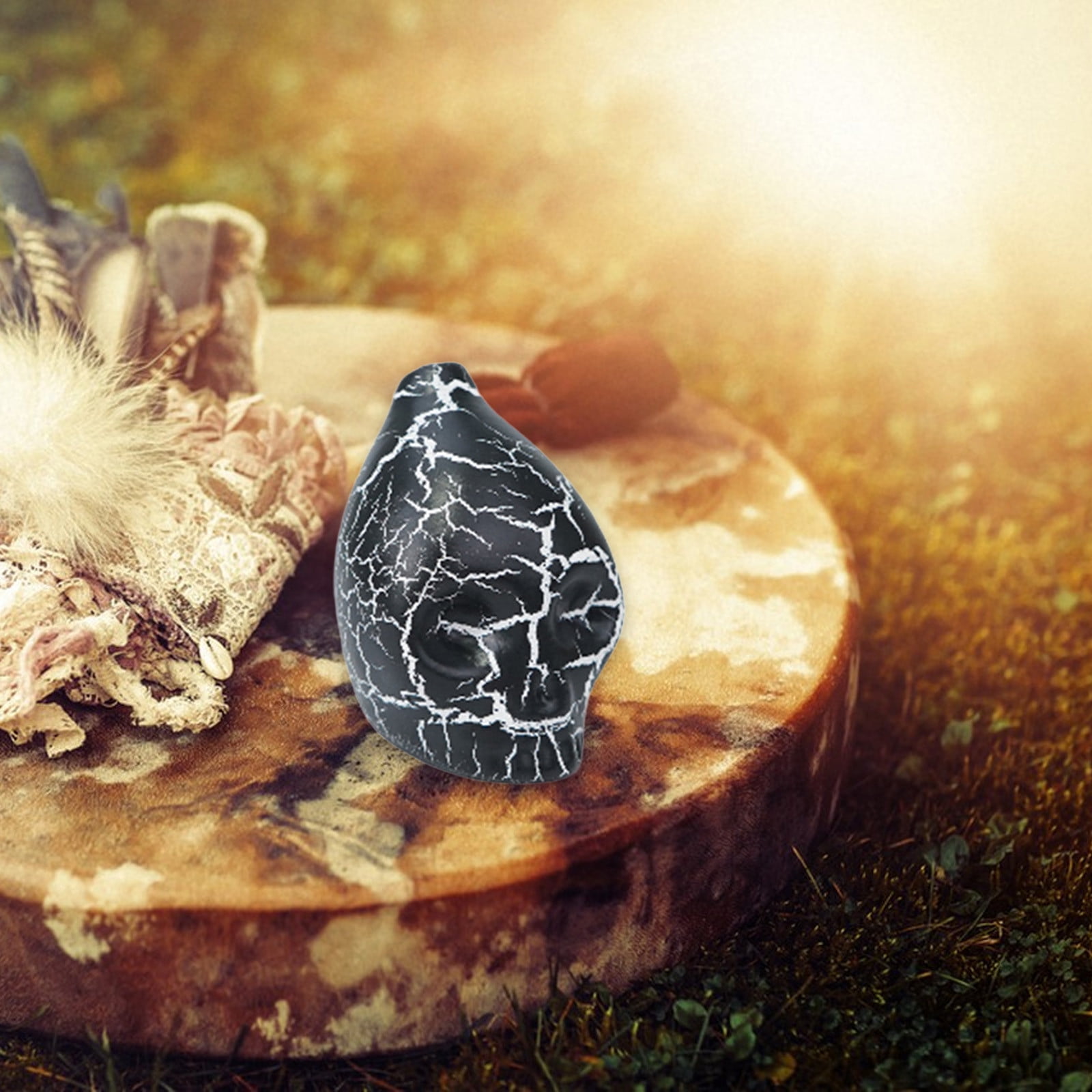 FQNRM Upgraded Real Screaming Aztec Death Whistle Skull Shape Authentic ...