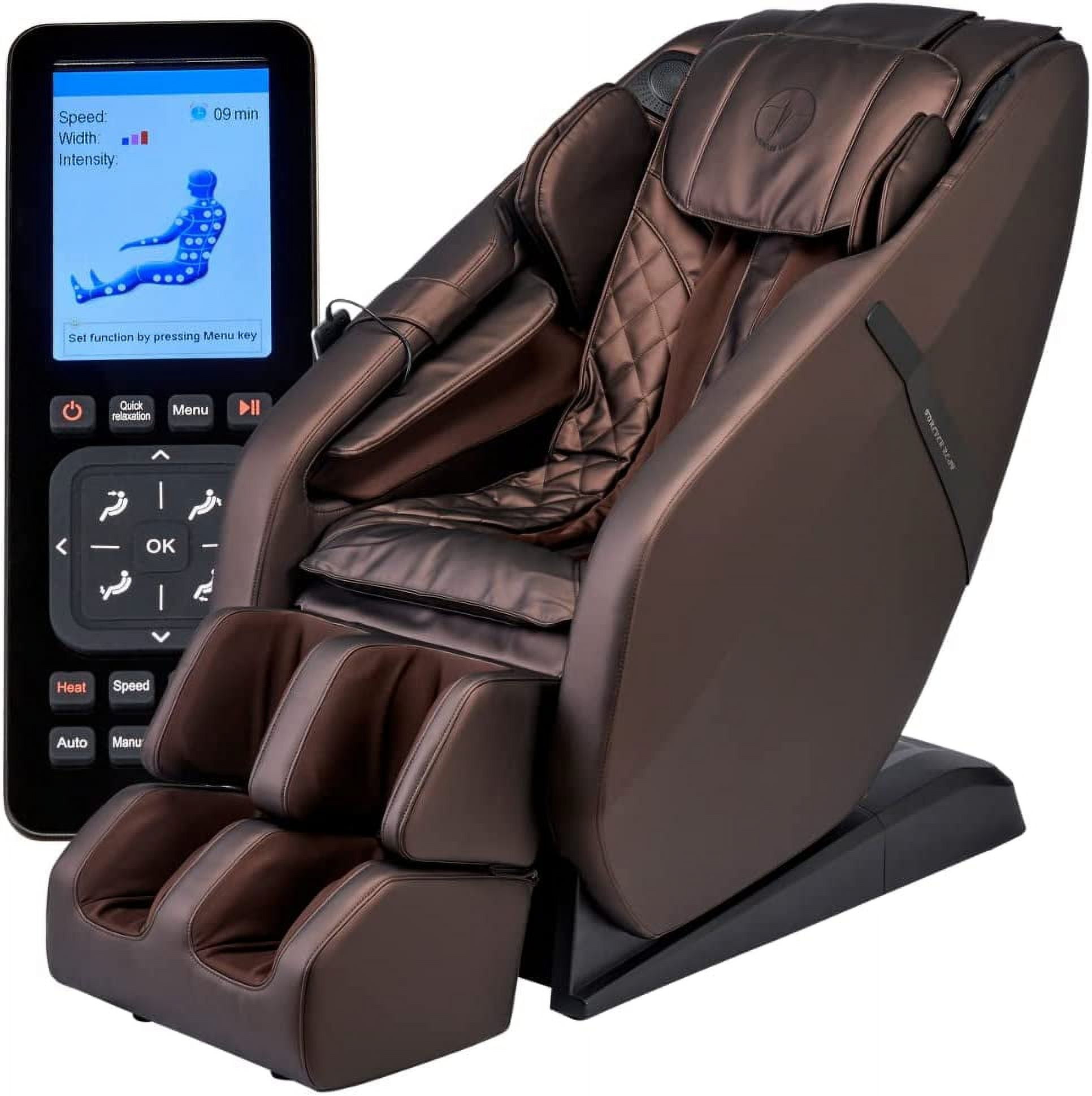 FR-6KSL Massage Chair, Full Body Shiatsu L-Track Rolling System with ...