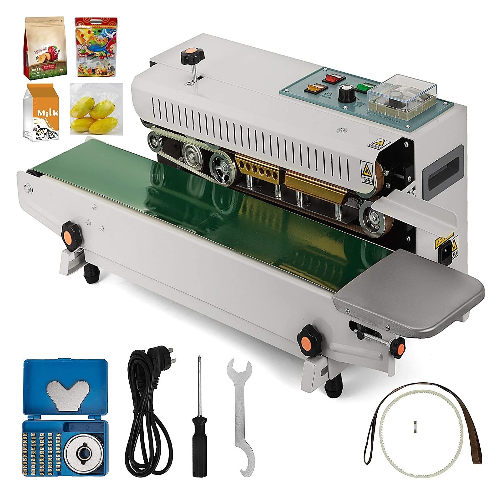 FR-900 Plastic Bag Band Sealing Machine Sealer Auto Horizontal Bag ...