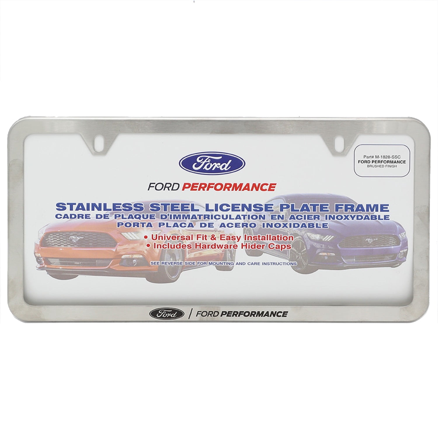 Ford Performance Parts M-1828-SSC License Plate Frame - Walmart ...