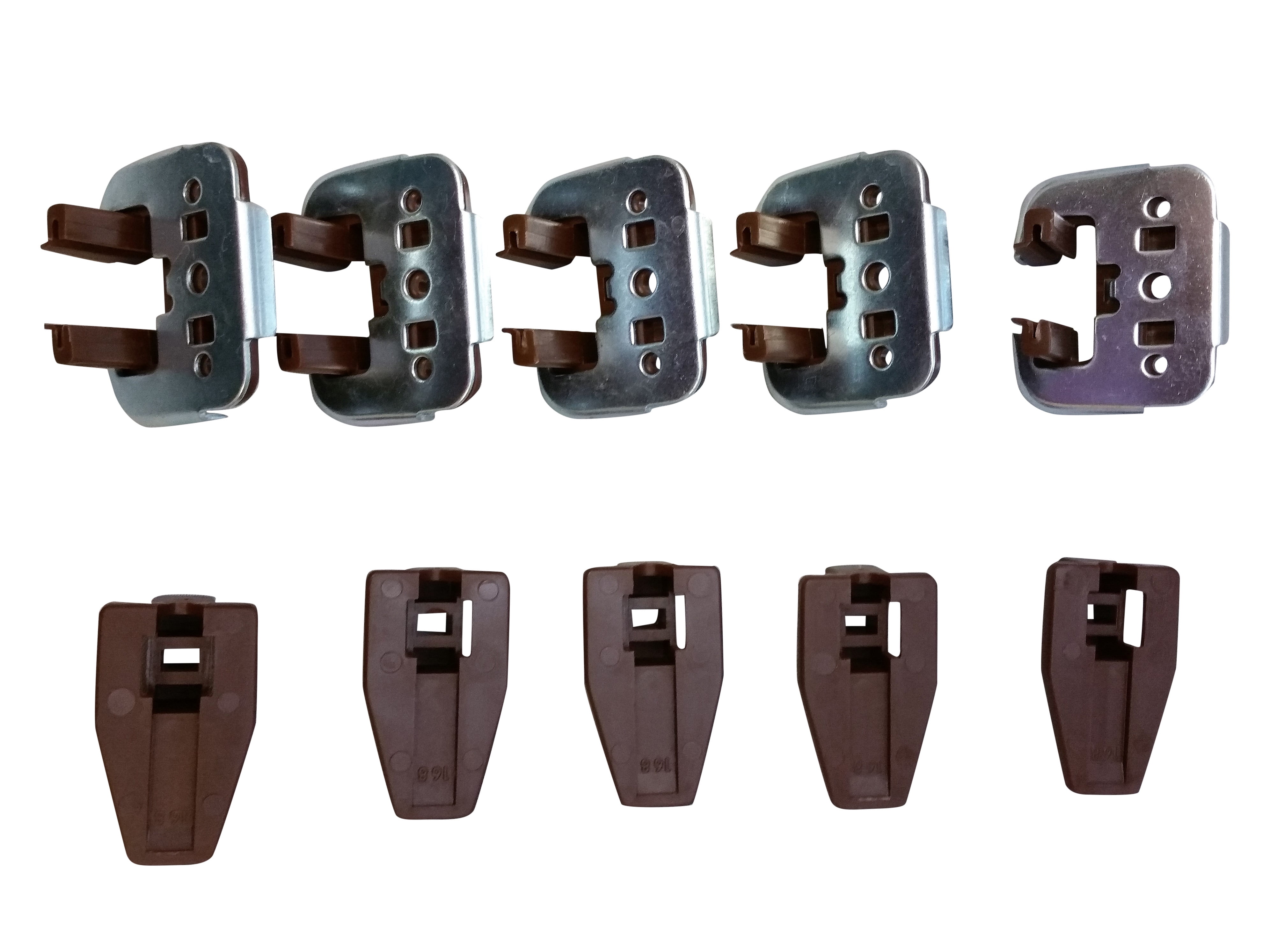 F&R Kenlin Rite-Track I Drawer Guide System, Metal Back Plate, 5 Sets ...