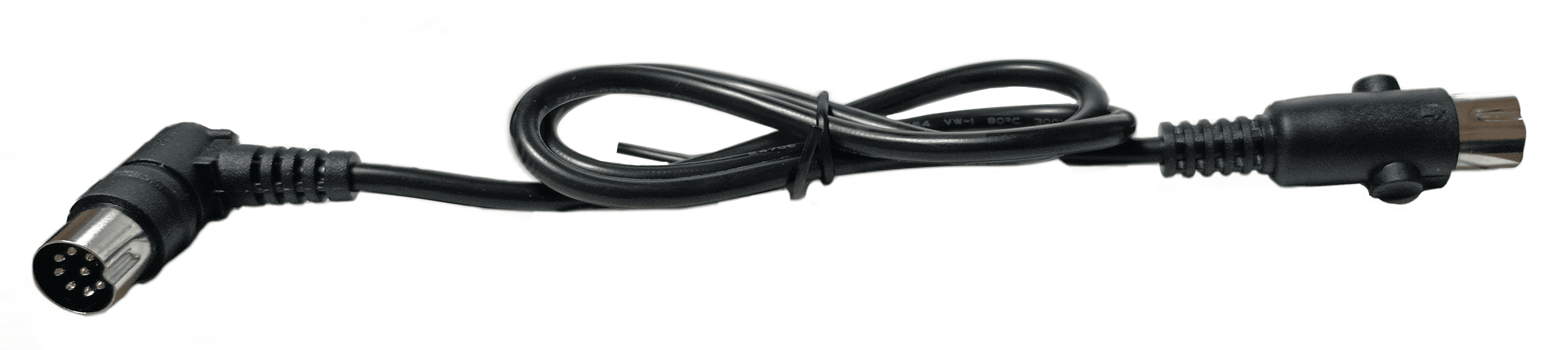 FR Male Straight 8 pin round to Male 90 Degree 8 pin Round Auxilliary ...