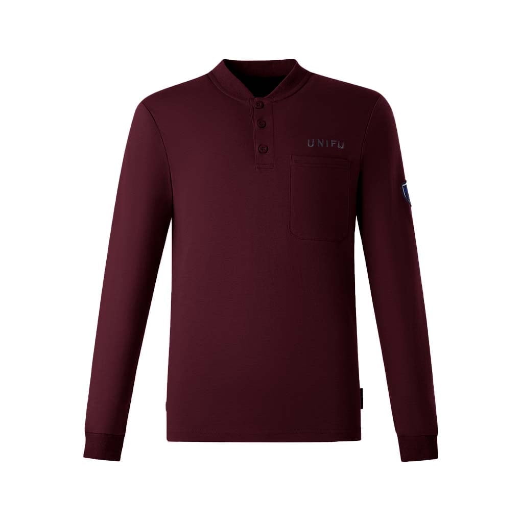 UNIFU FR Henley Shirt for Men, 7OZ Flame Resistant Work Shirt NFPA 2112 ...