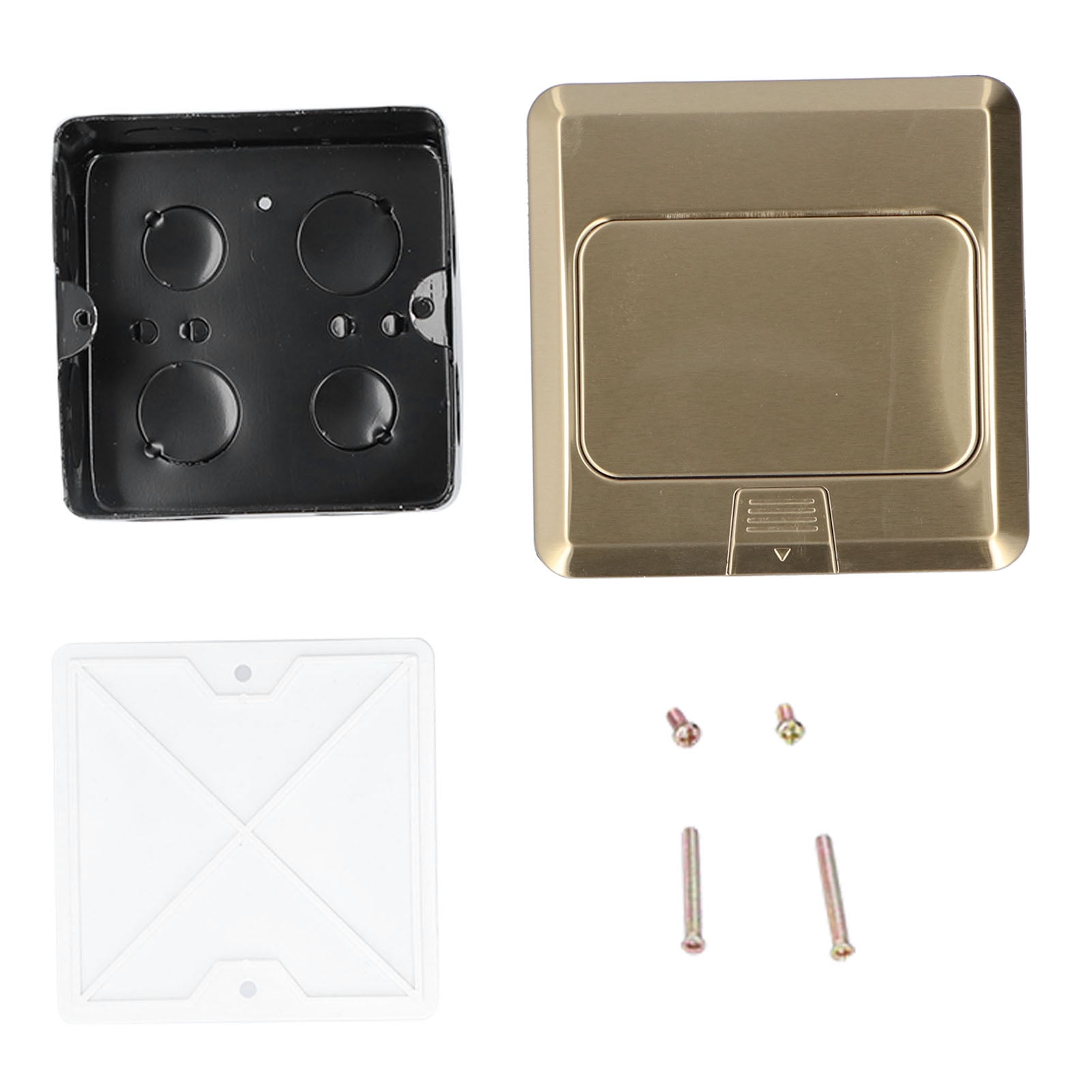 FR Standard AC250V Gold Embedded Floor Socket Power Outlet Charging ...