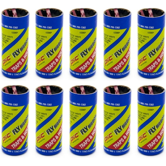 FR10B 69060216325 Fly Ribbons Fruit Fly Traps for Indoors and Outdoors ...