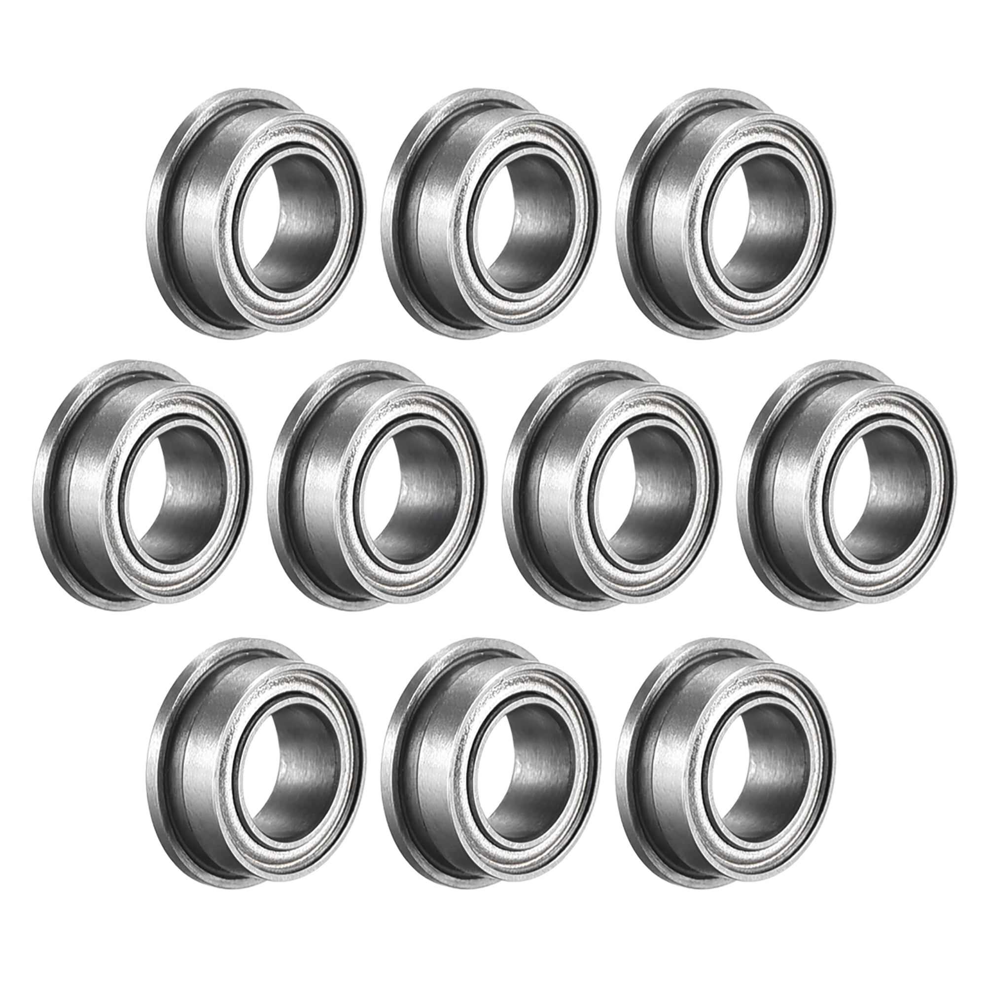 FR156ZZ Flange Ball Bearing 3/16"x5/16"x1/8" Double Metal Shielded ...