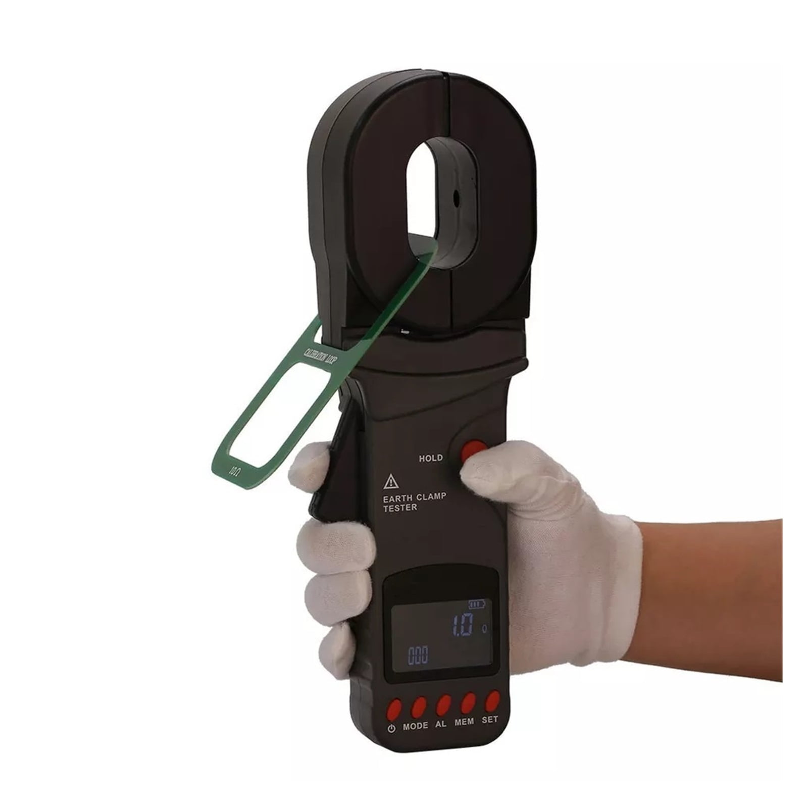 FR2000A+ Digital Clamp On Earth Resistance Tester Clamp Meter AC And DC ...