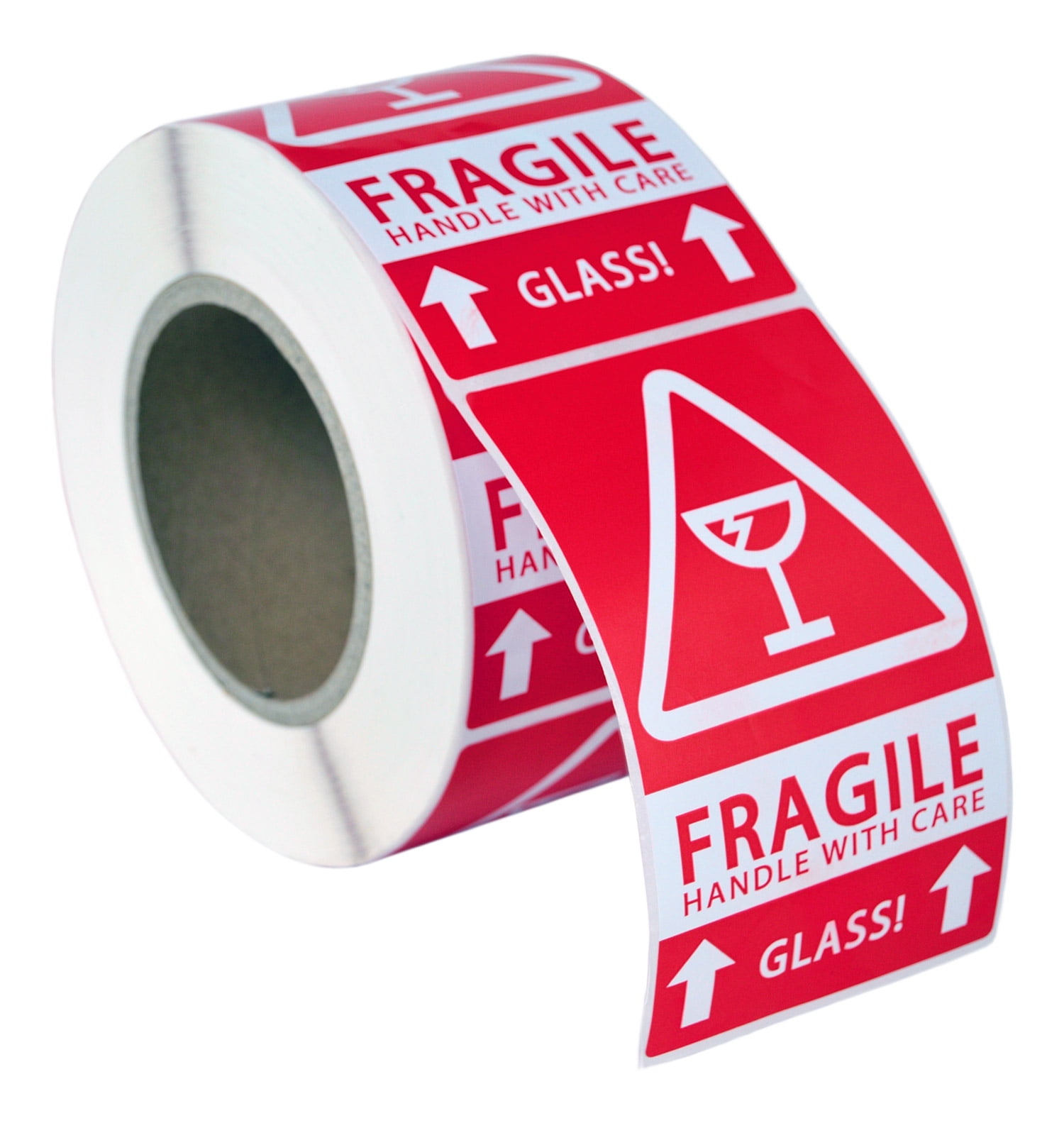 FRAGILE GLASS - THIS SIDE UP Pre-Printed Labels/Stickers (3" x 5") 1 ...